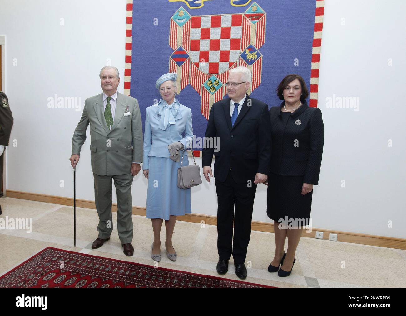 21.10.2014., Zagreb - Official visit to Croatia Queen Margrethe II and ...