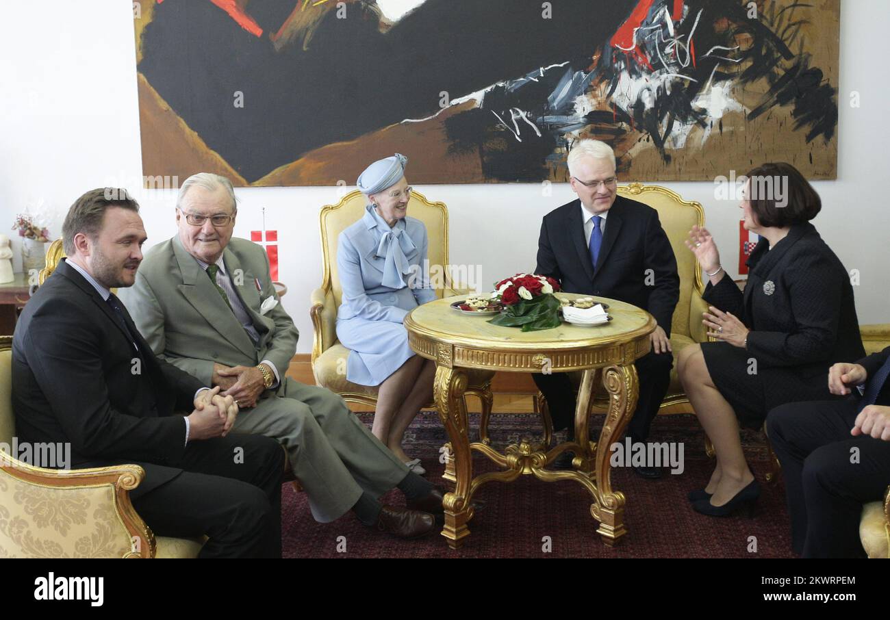 21.10.2014., Zagreb - Official visit to Croatia Queen Margrethe II and ...