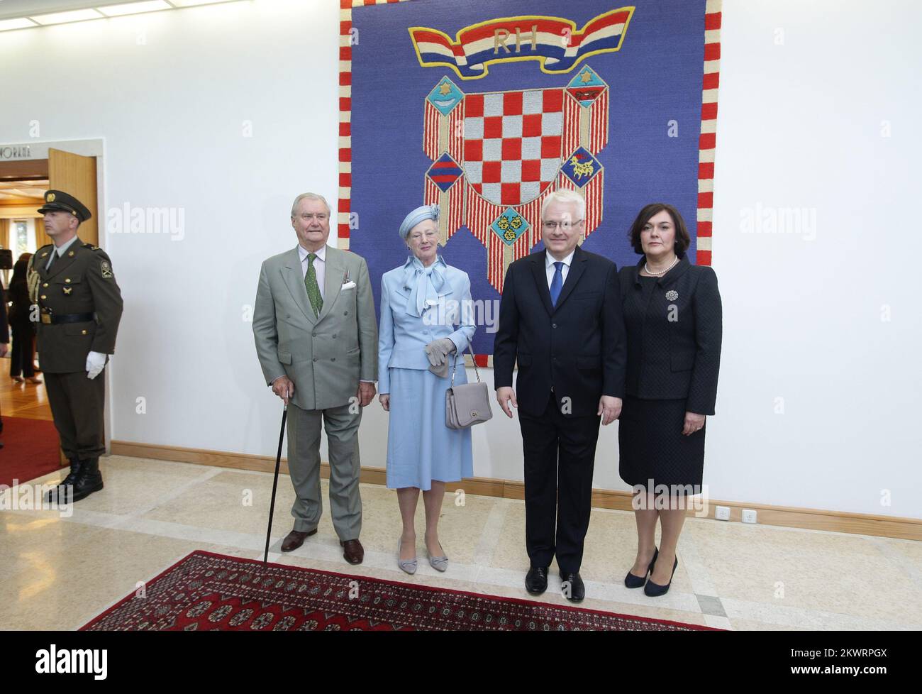 21.10.2014., Zagreb - Official visit to Croatia Queen Margrethe II and ...