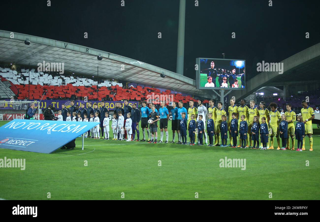Chelsea FC during the UEFA Champions League Group G match between NK ...