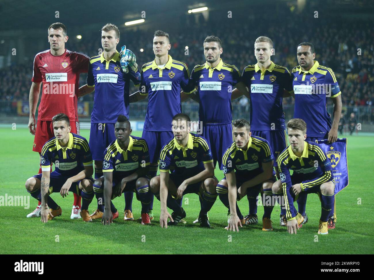 Chelsea FC. NK Maribor team during the UEFA Champions League Group G ...