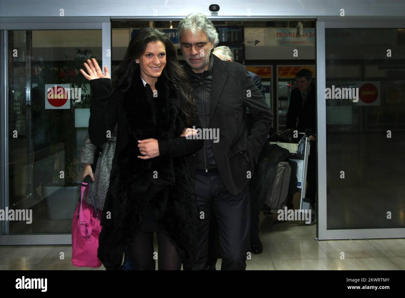 Andrea bocelli and his wife hi-res stock photography and images - Alamy