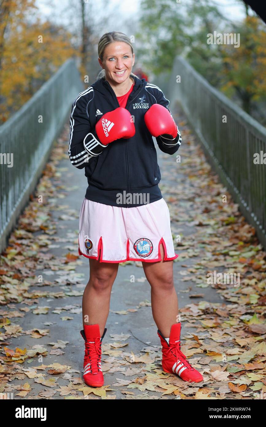 15.11.2014., Frankfurt, Germany - Nikolina Orlova, known as Nikki Adler, the German boxer is of ...