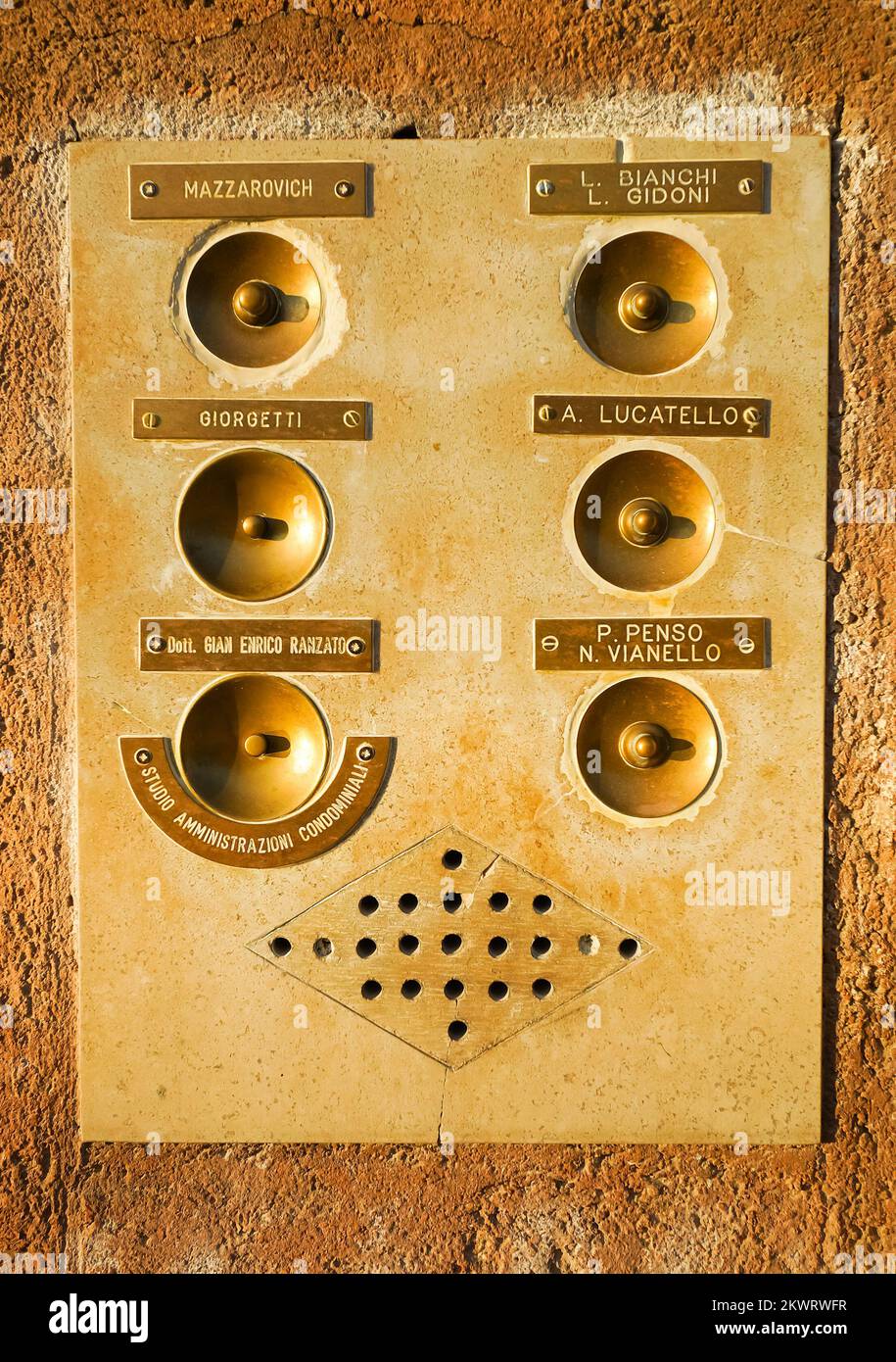 Bell buttons board hi-res stock photography and images - Alamy