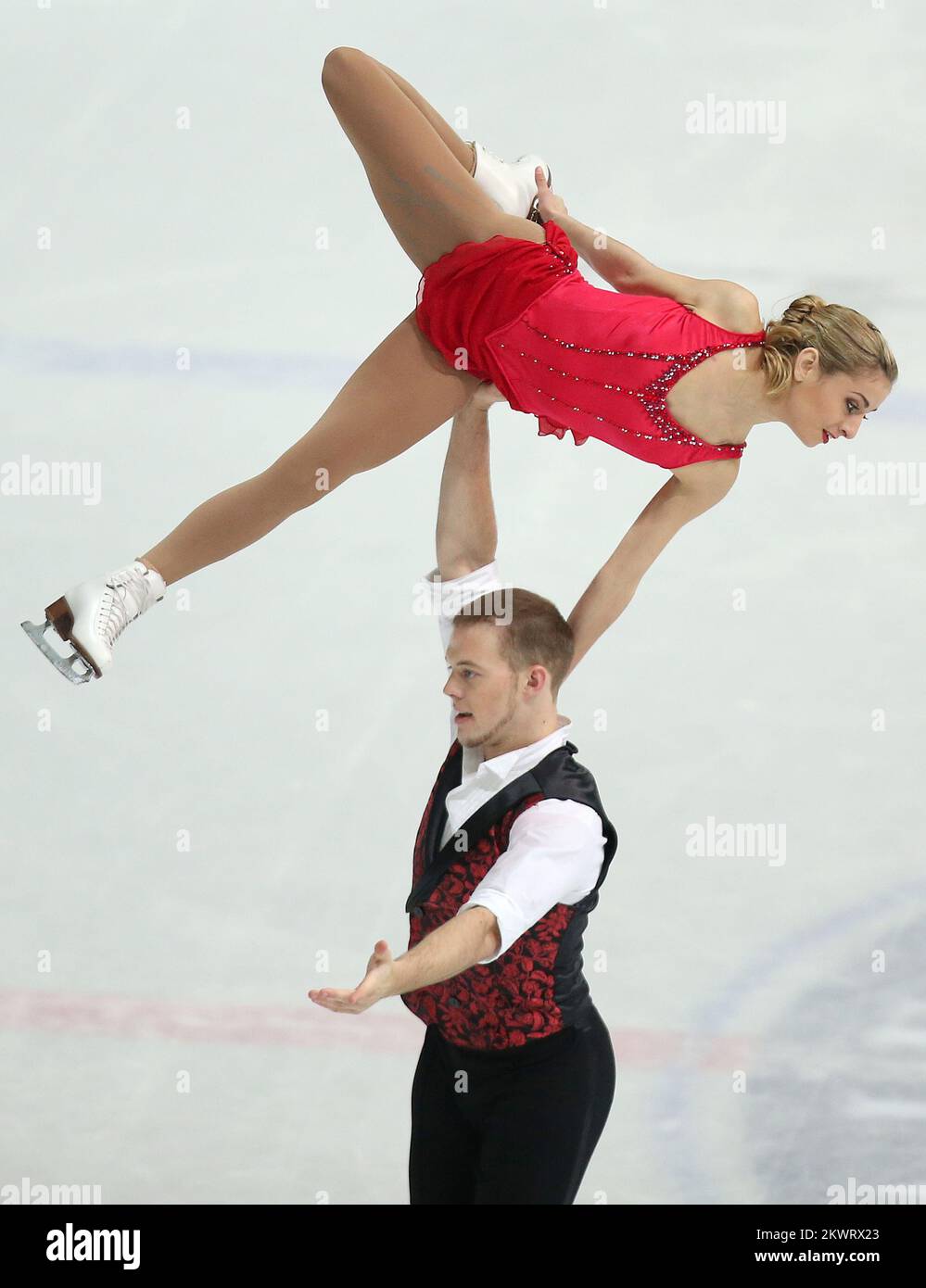 04.12.2014., Zagreb, Croatia - Figure skating competition The Golden ...