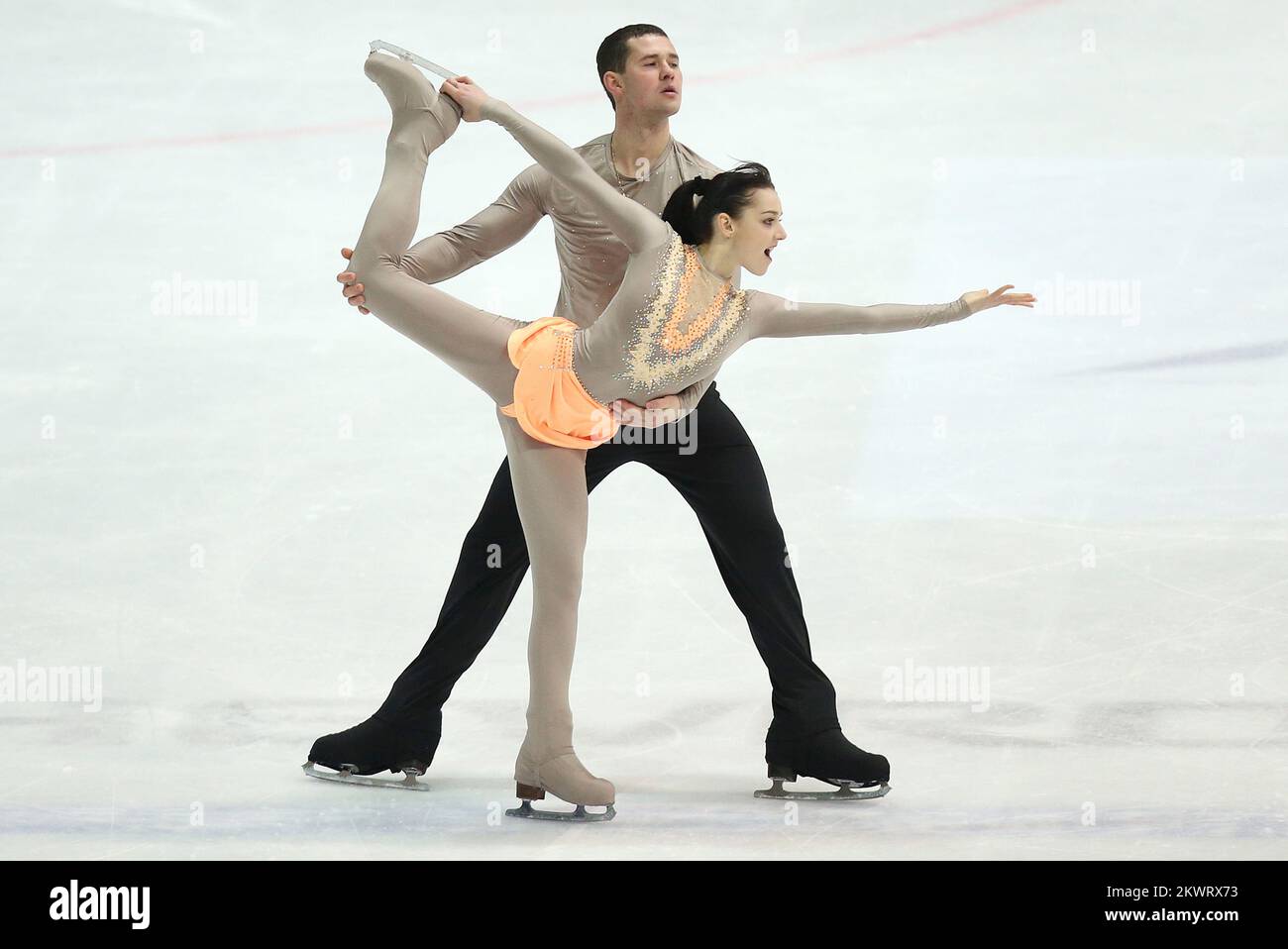 04.12.2014., Zagreb, Croatia - Figure skating competition The Golden ...