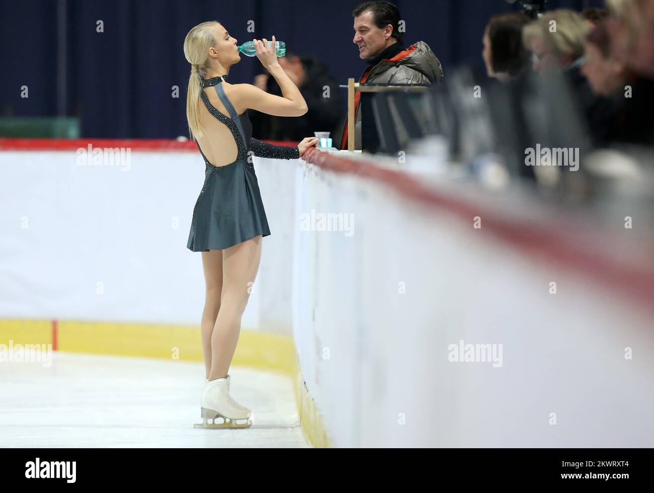 04.12.2014., Zagreb, Croatia - Figure skating competition The Golden ...