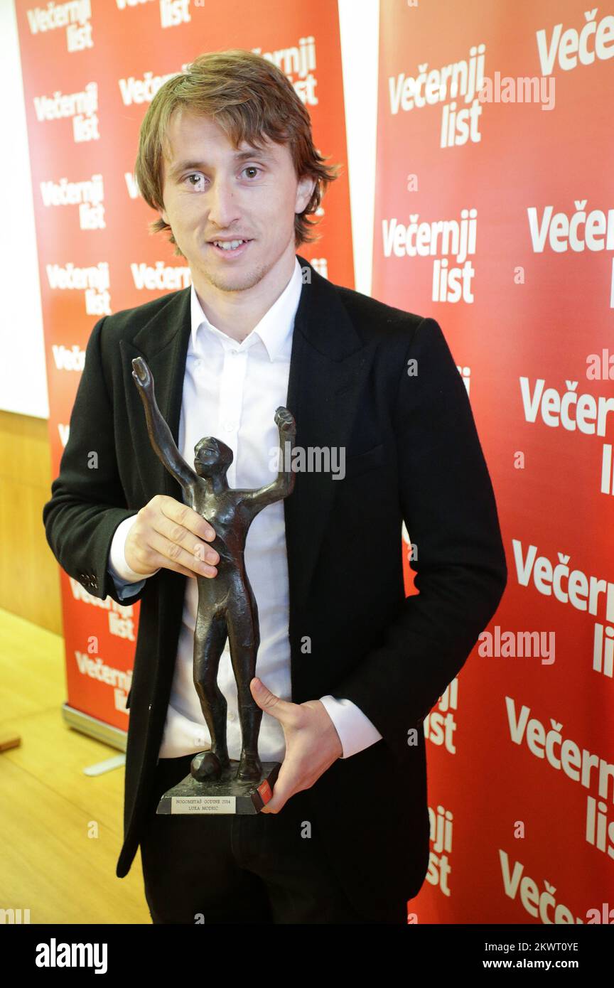 27.12.2014., Croatia, Zagreb - Luka Modric, the Croatian national team ...