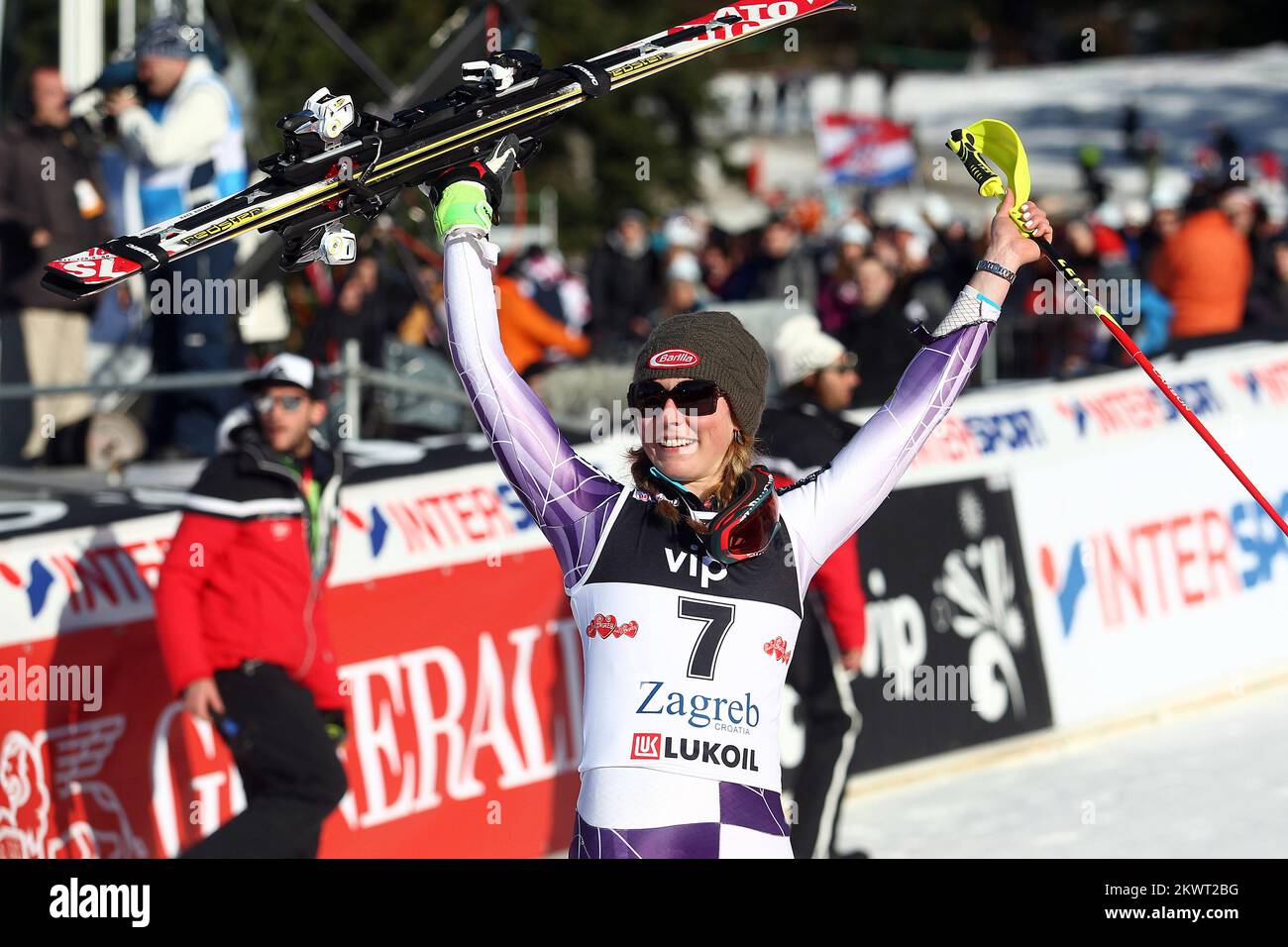 04.01.2015., Sljeme, Zagreb,Croatia - 10th Vip Snow Queen Trophy 2015 ...