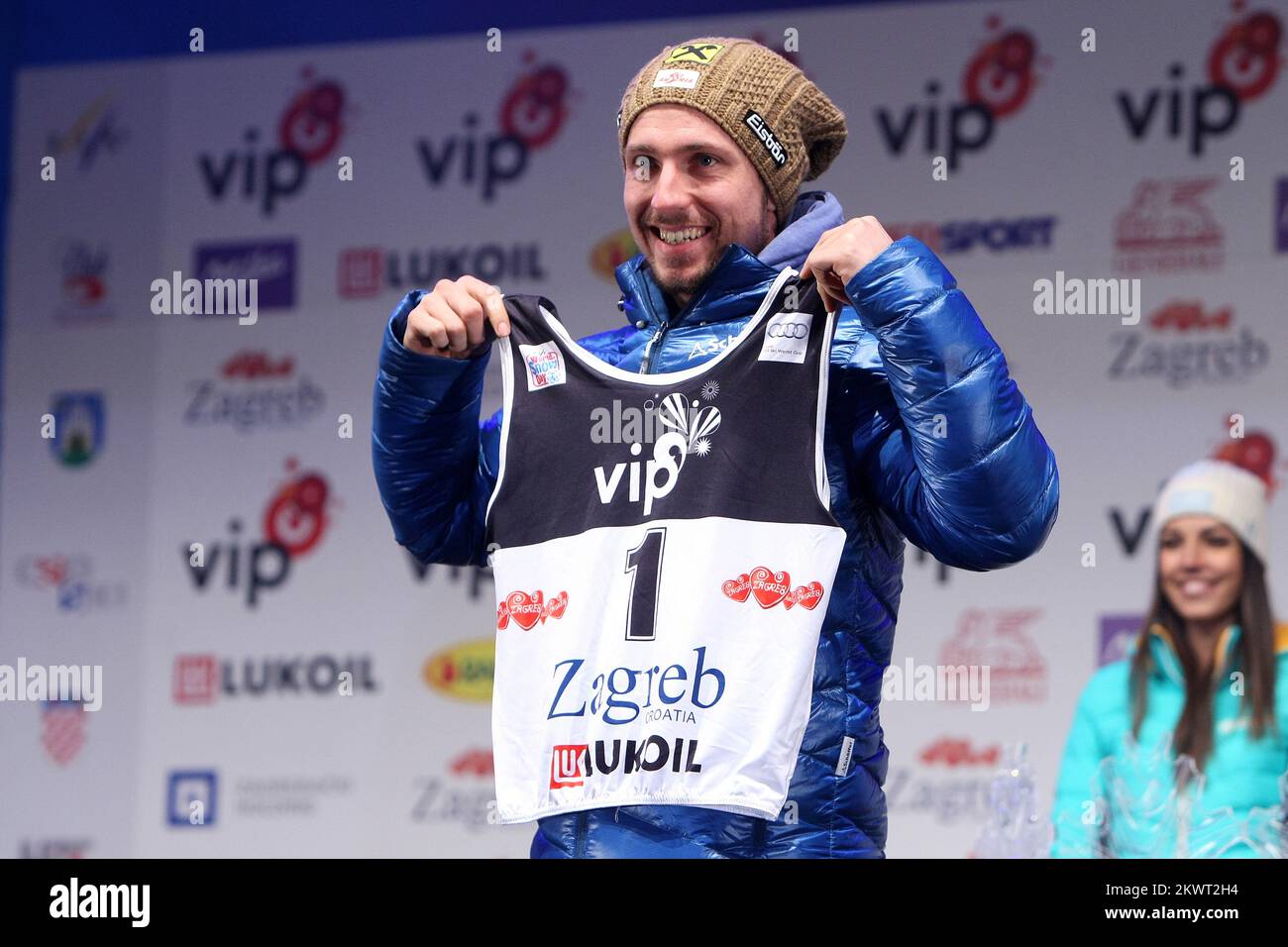 05.01.2015., Zagreb, Croatia - The starting numbers' draw for the Vip ...