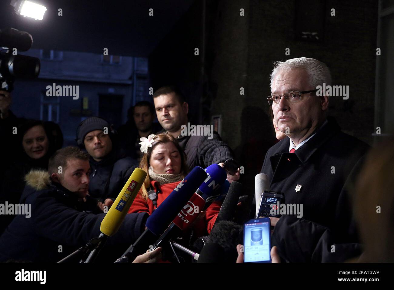 11.01.2015.Croatia, Zagreb - Current president and presidental ...