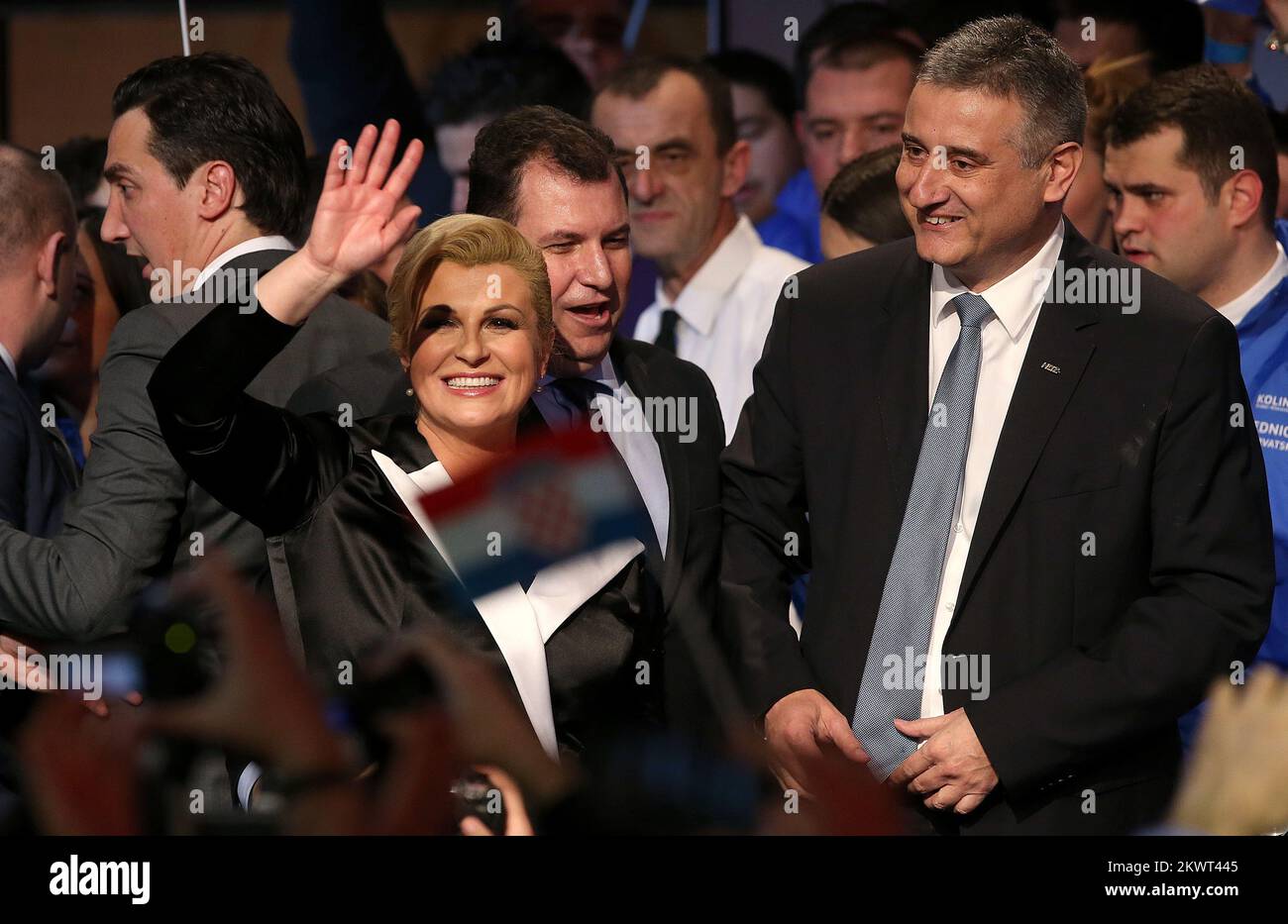 11.01.2015., Hypo center, Zagreb, Croatia - Opposition challenger ...