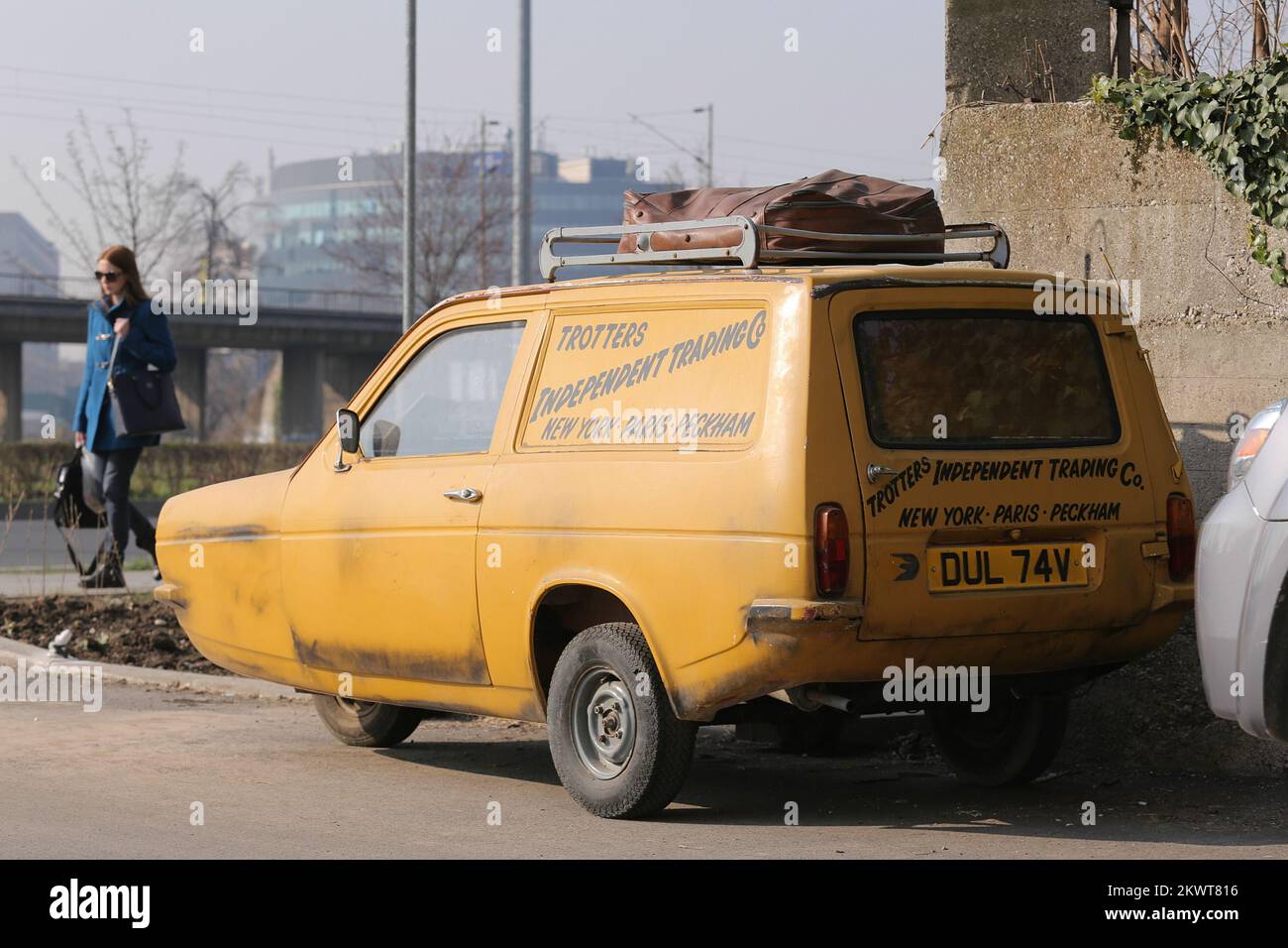 20.03.2015., Zagreb, Croatia - The trike vehicle of brothers Del and ...
