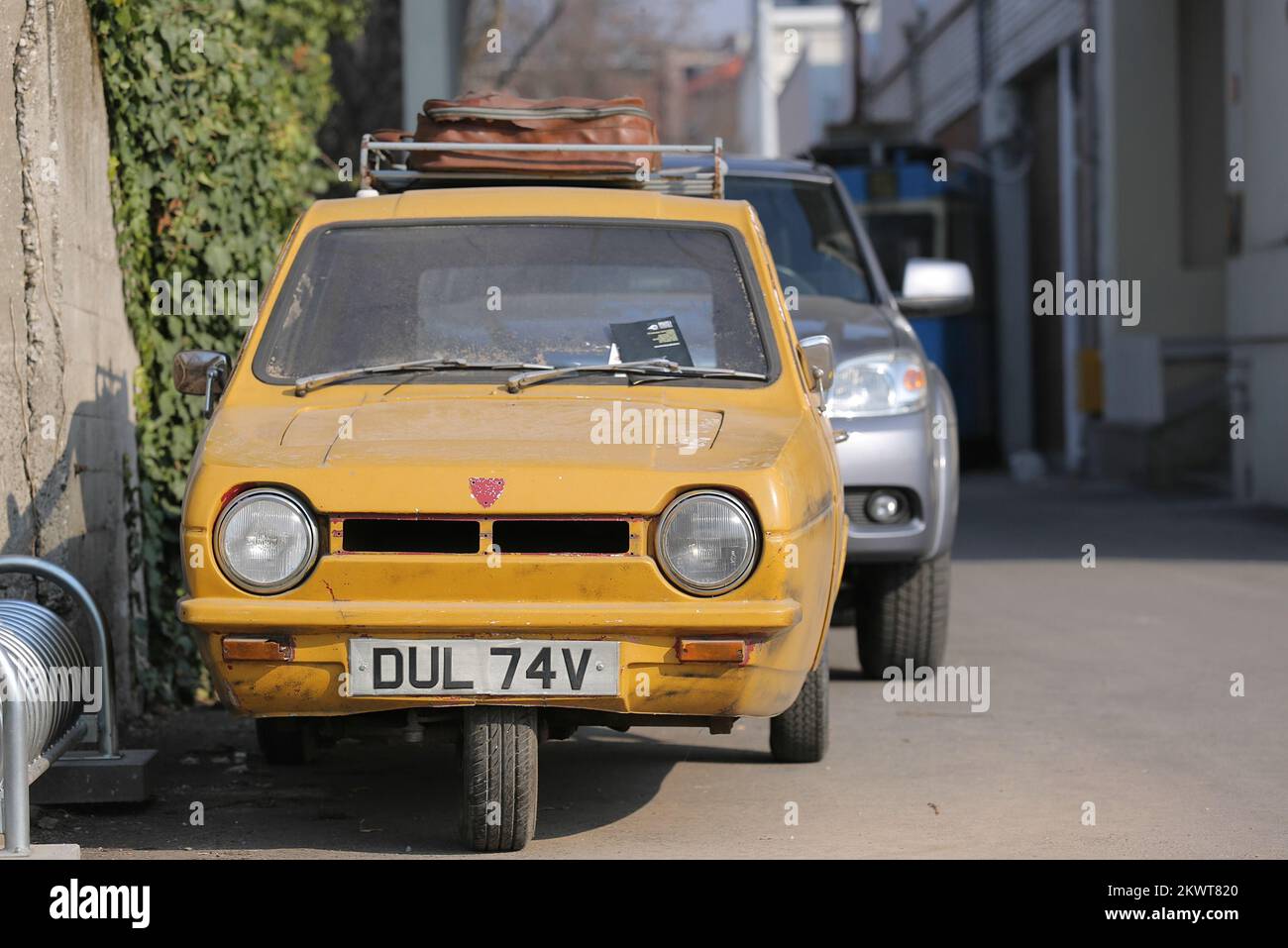 20.03.2015., Zagreb, Croatia - The trike vehicle of brothers Del and ...
