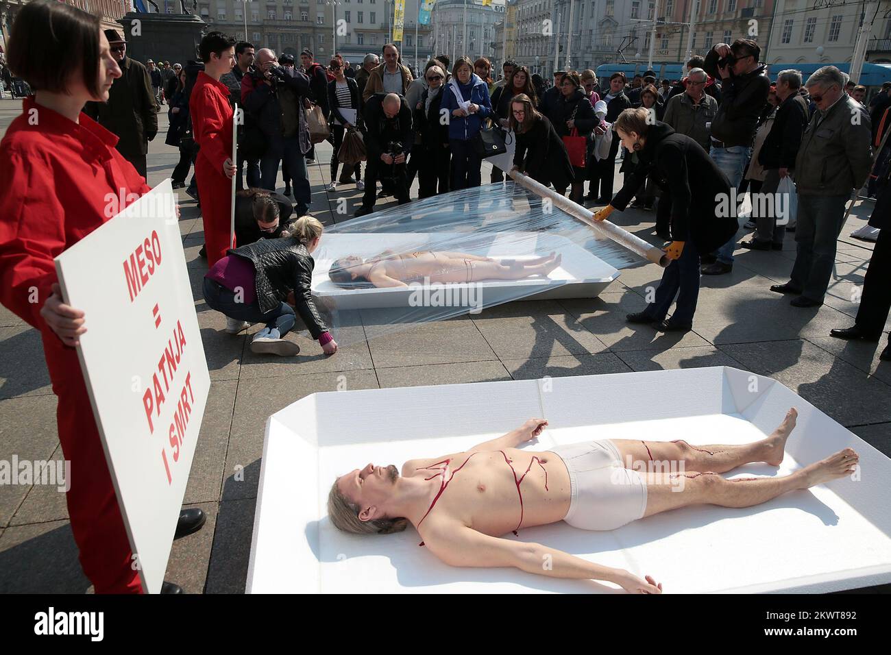 20.03.2015., Zagreb, Croatia - Animal Friends performed at the Ban ...