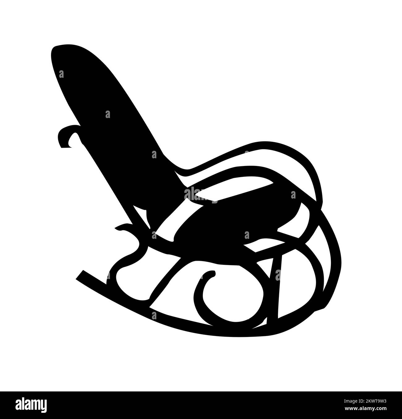 Vintage rocking chair drawing hi-res stock photography and images - Alamy