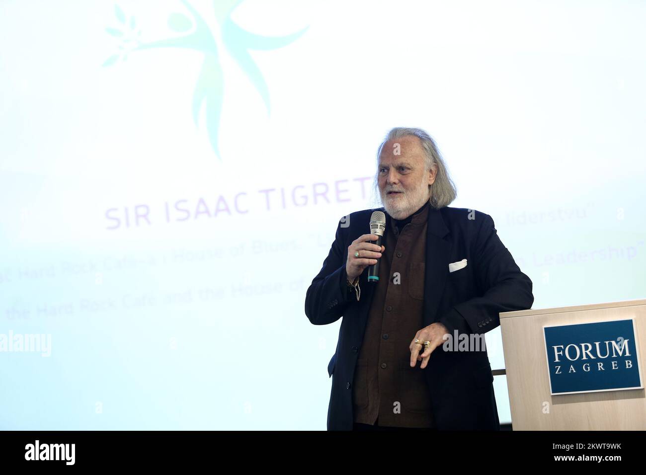 22.04.2015., Zagreb, Croatia - Sir Isaac Burton Tigrett, businessman ...