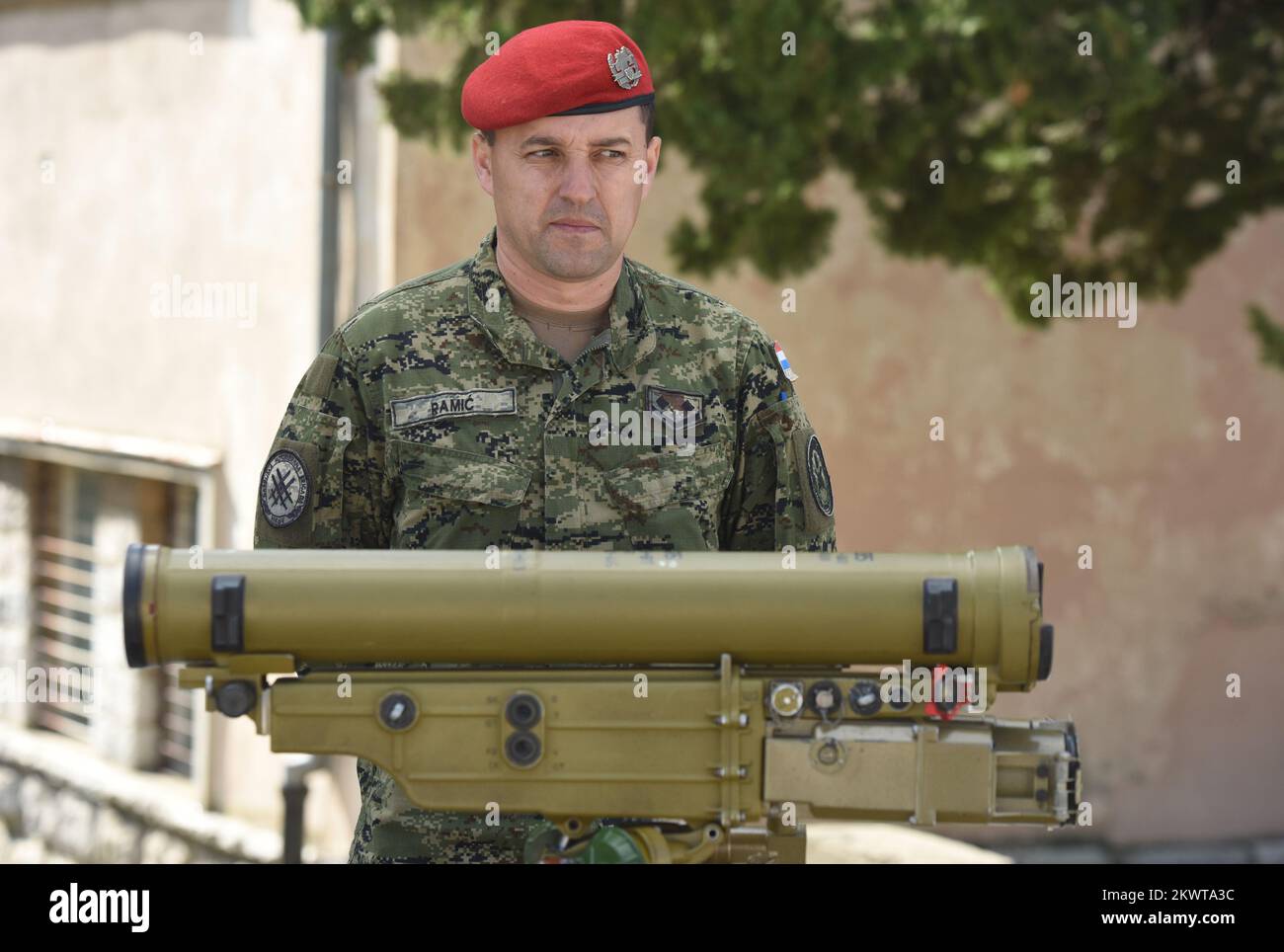 27.05.2015., Croatia, Knin - As part of the Armed Forces Day the King ...