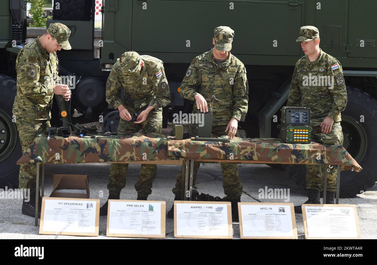27.05.2015., Croatia, Knin - As part of the Armed Forces Day the King ...