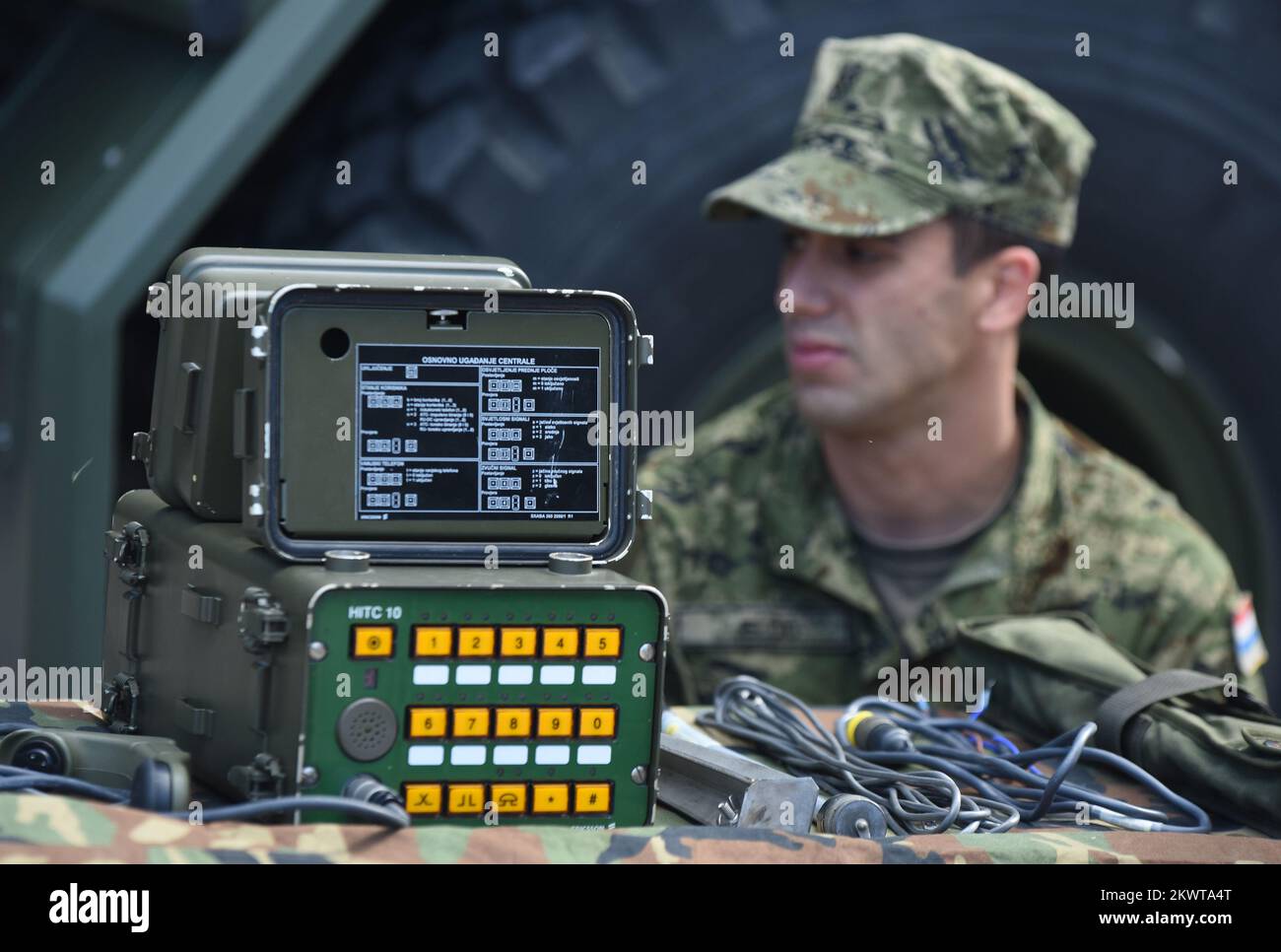 27.05.2015., Croatia, Knin - As part of the Armed Forces Day the King ...