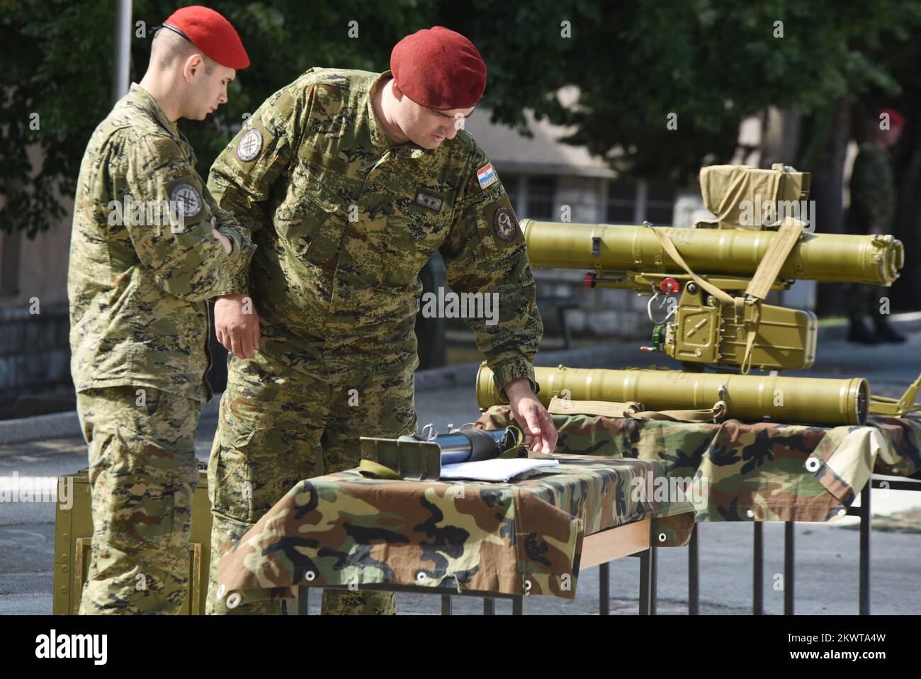 27.05.2015., Croatia, Knin - As part of the Armed Forces Day the King ...