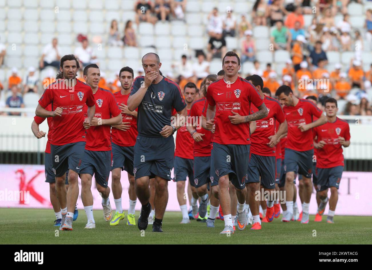 08.06.2015. Croatia, Split - Croatian soccer teeam training session on ...