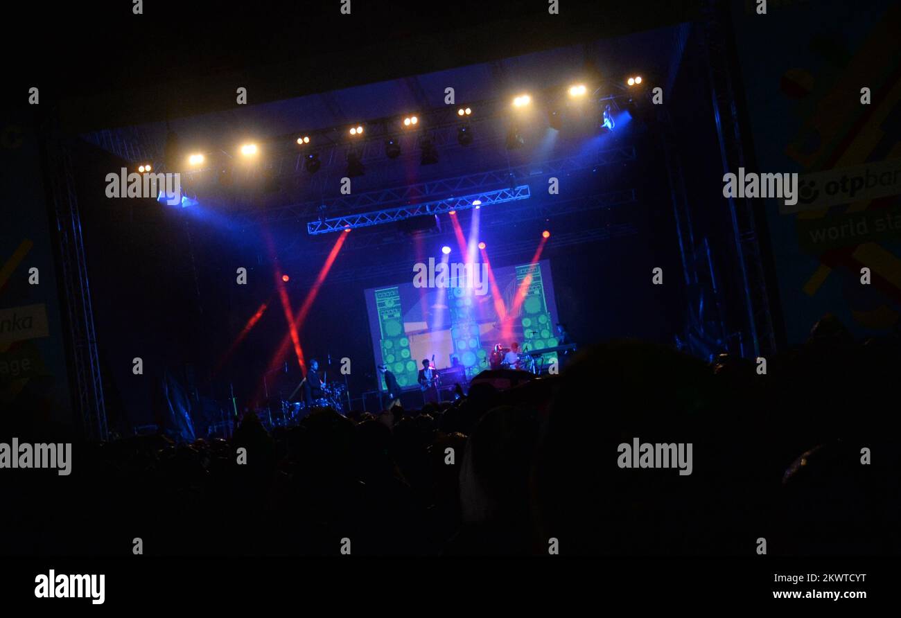 23.06.2015., Zagreb, Croatia . INmusic festival, La Roux concert. Photo ...
