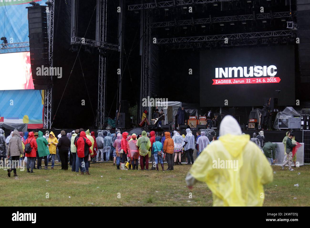 23.06.2015., Zagreb, Croatia - INmusic festival, enjoying concerts ...