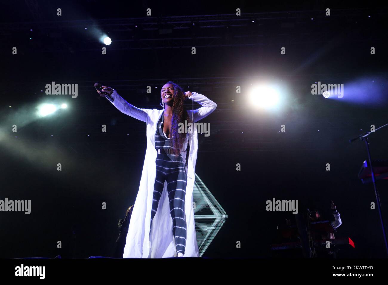 Clean Bandit performing on stage at the 2015 Exit Festival at ...