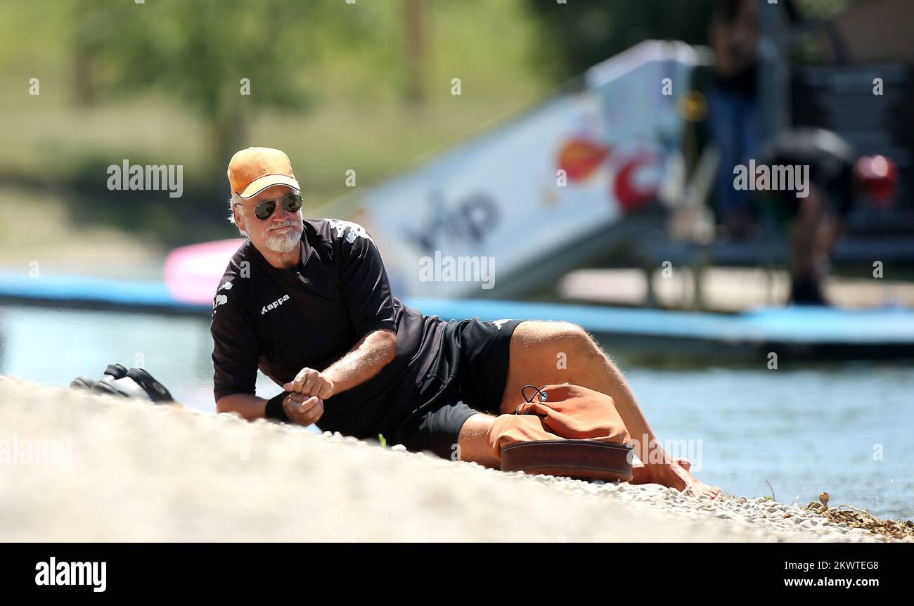 11.07.2015., Zagreb - Few citizens looked for escape from the heat at ...