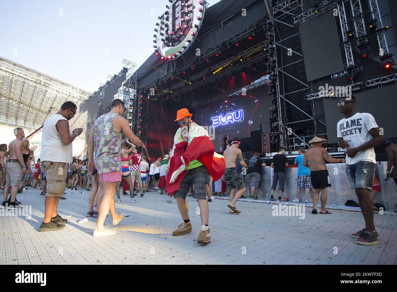 3LAU during the 2015 ULTRA Europe dance music festival at Split ...