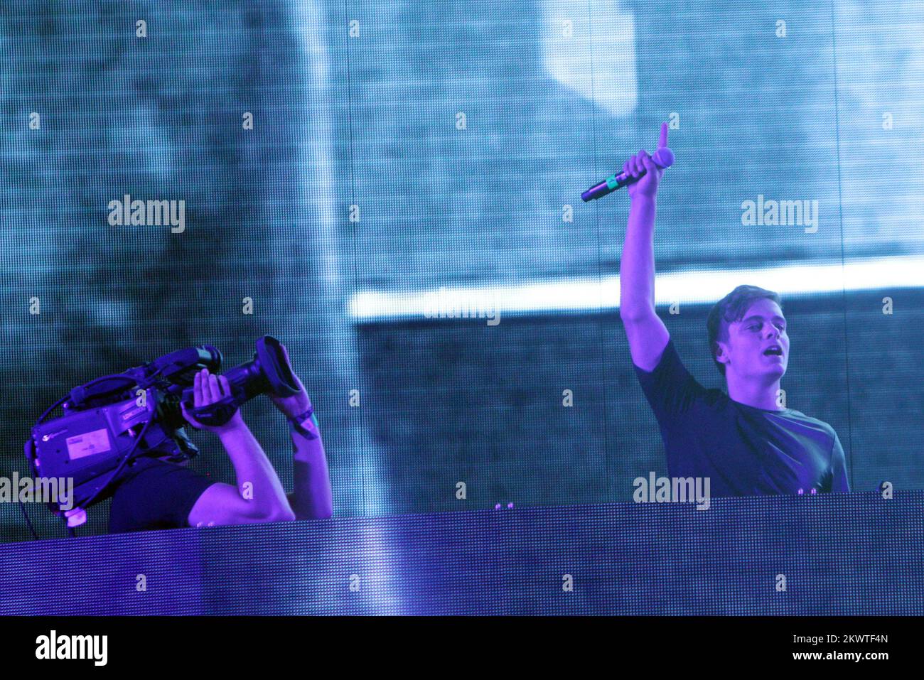 Martin Garrix during the 2015 ULTRA Europe dance music festival at ...