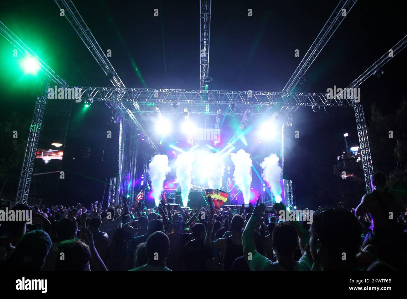 DJ Paul van Dyk during the 2015 ULTRA Europe dance music festival at ...
