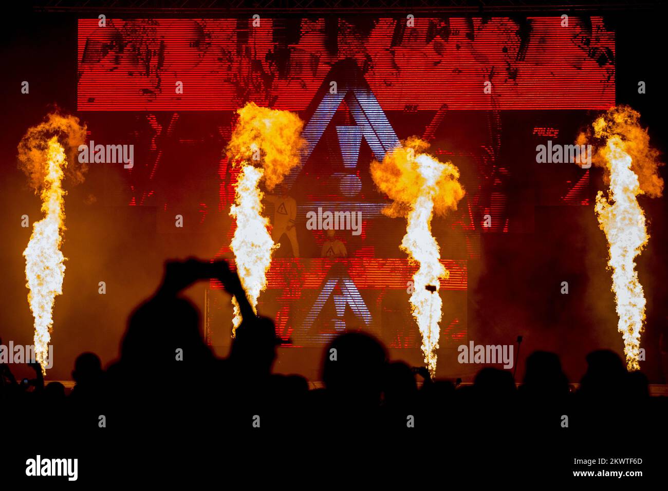 Flosstradamus during the 2015 ULTRA Europe dance music festival at ...