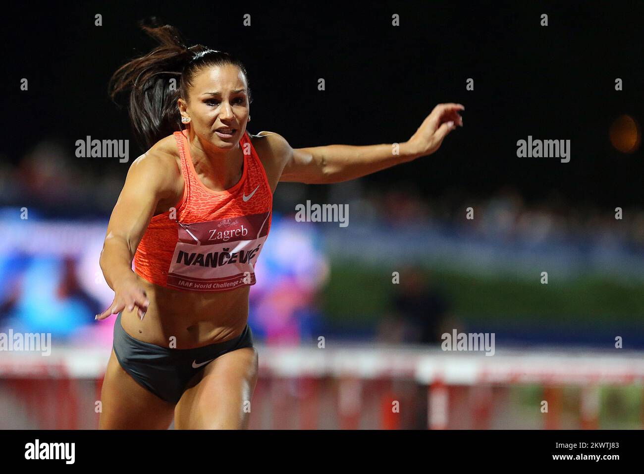 100 m hurdles (W), Andrea Ivancevic during the IAAF World Challenge at ...