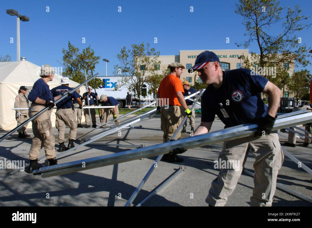 Hurricane Wilma, Plantation, FL, October 27, 2005 Members of the FEMA ...