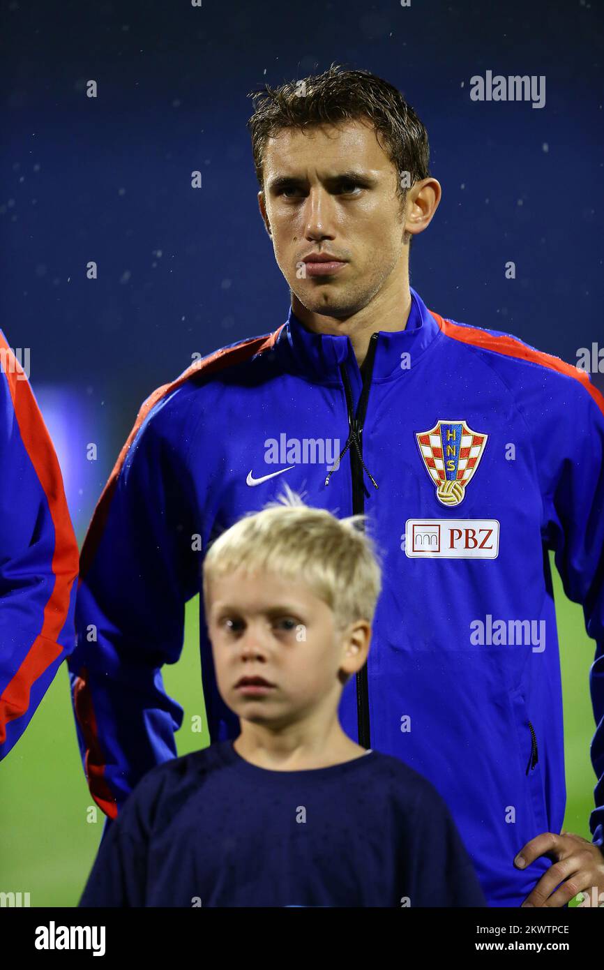 Qualifying match for the UEFA Euro 2016, group H, Croatia - Bulgaria ...