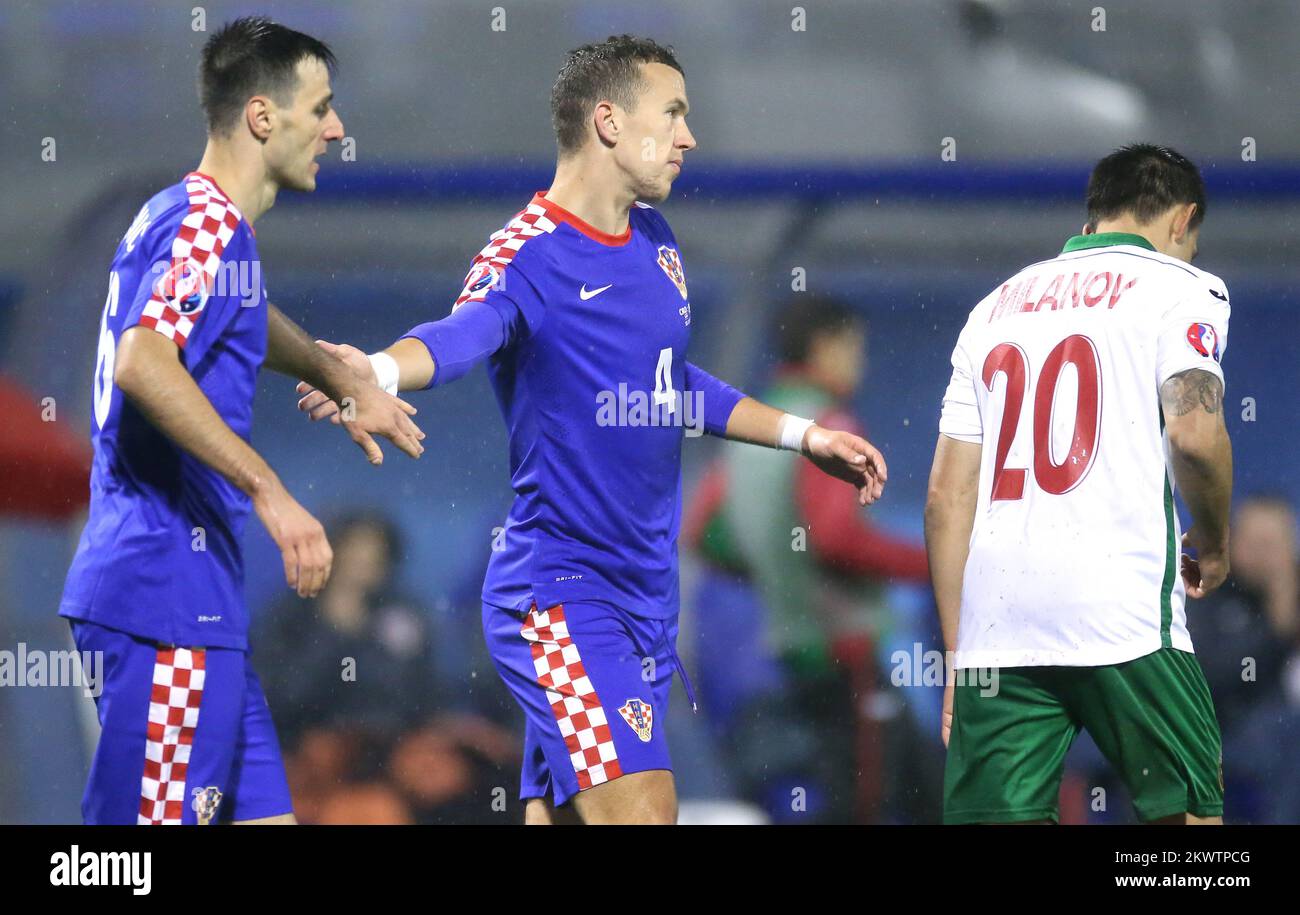 Qualifying match for the UEFA Euro 2016, group H, Croatia - Bulgaria ...