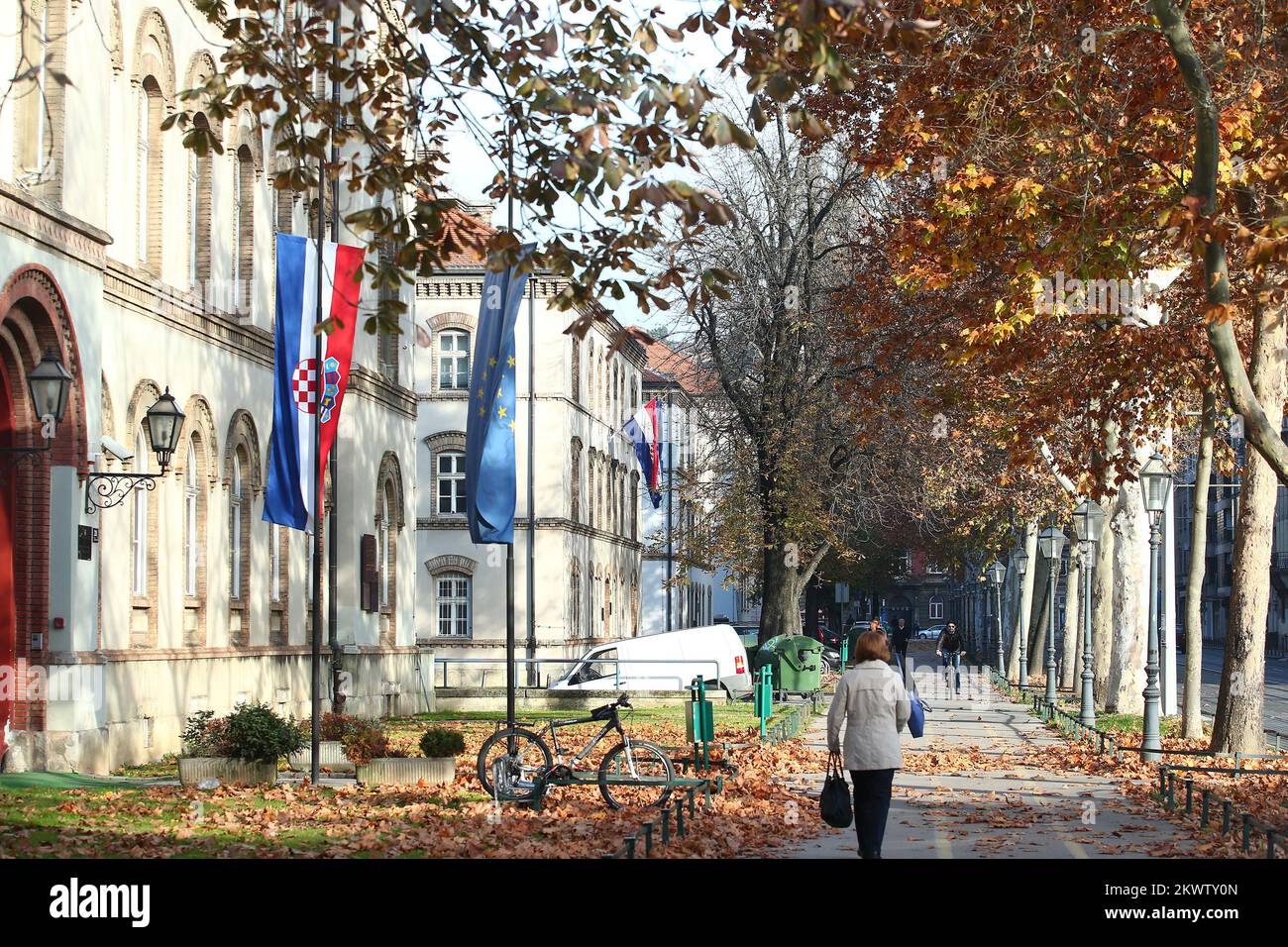 16.11.2015., Croatia, Zagreb - Because of terrorist attacks in Paris ...