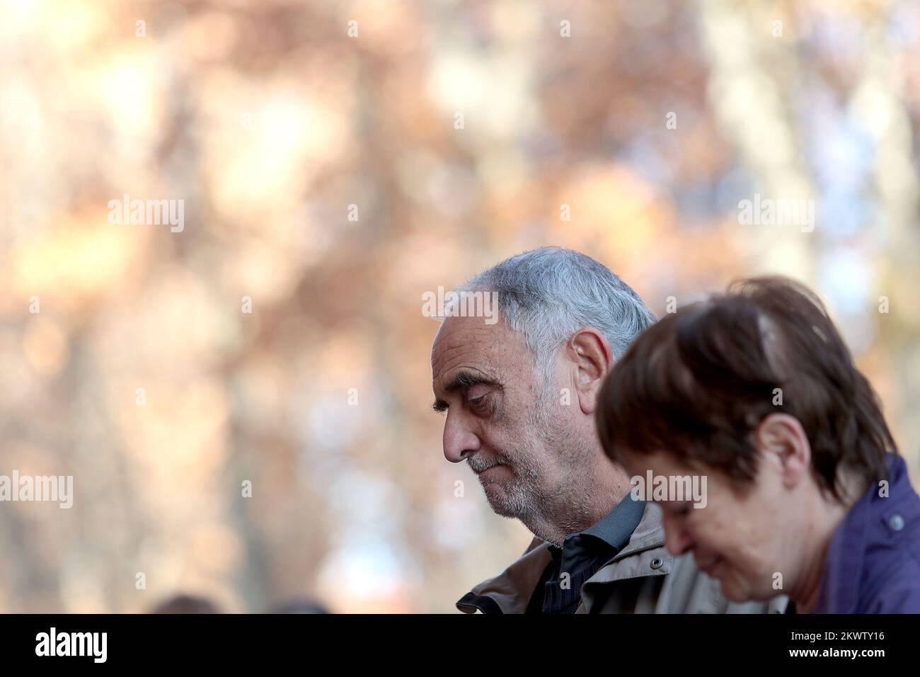 16.11.2015., Croatia, Zagreb - During the whole day citizens lay ...