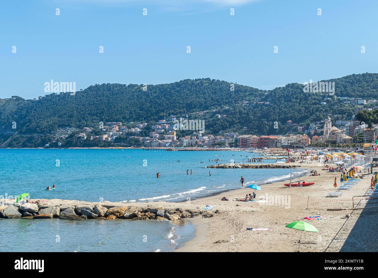 Laigueglia, Italy - 07-02-2021: Landscape of Laigueglia with his ...