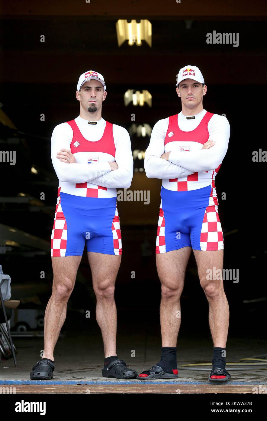 01.03.2016., Croatia, Zagreb - Brothers Martin and Valent Sinkovic ...