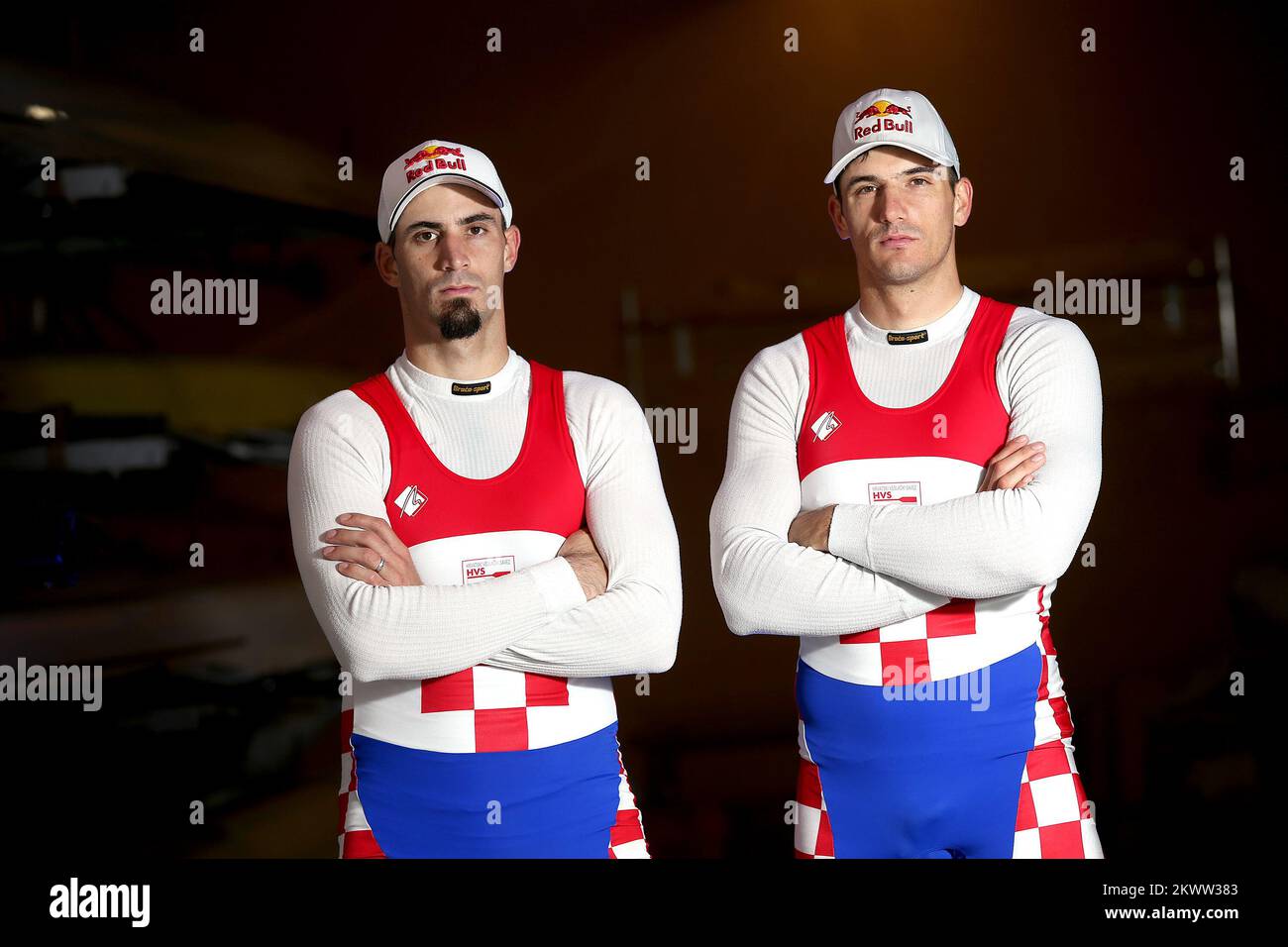 01.03.2016., Croatia, Zagreb - Brothers Martin and Valent Sinkovic ...