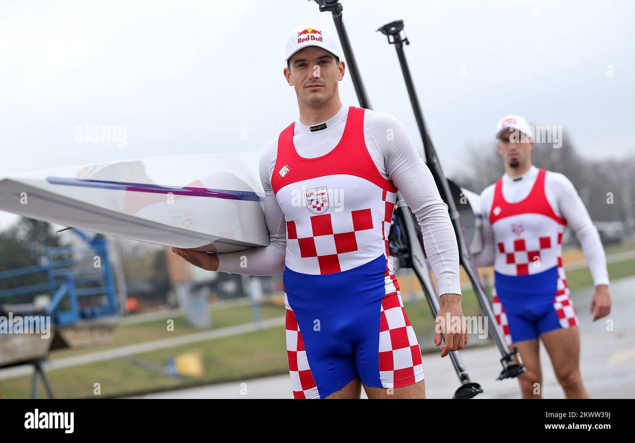 01.03.2016., Croatia, Zagreb - Brothers Martin and Valent Sinkovic ...