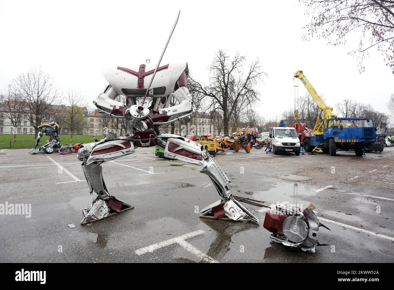23.03.2016., Croatia, Zagreb - On the Square Franjo Tudjman started ...