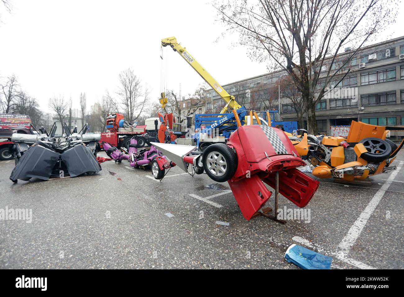 23.03.2016., Croatia, Zagreb - On the Square Franjo Tudjman started ...