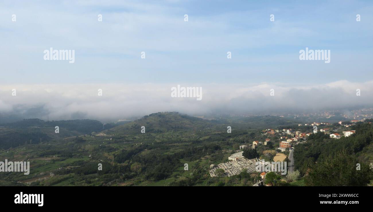 03.04.2016., Croatia, Klis - Coastal belt in Split destination and ...