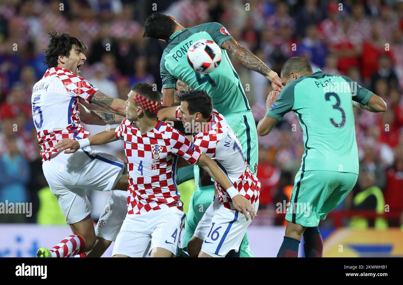 25.06.2016 . , Lens , France - UEFA EURO 2016, round of 16 , Croatia ...