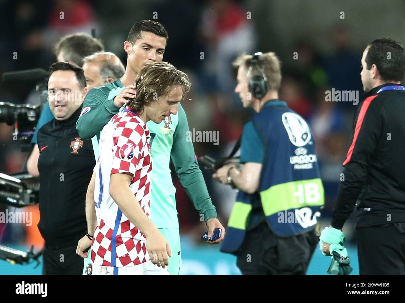 25.06.2016 . , Lens , France - UEFA EURO 2016, round of 16 , Croatia ...