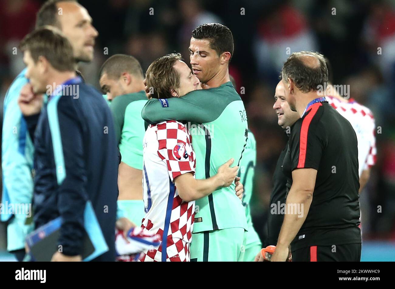25.06.2016 . , Lens , France - UEFA EURO 2016, round of 16 , Croatia ...